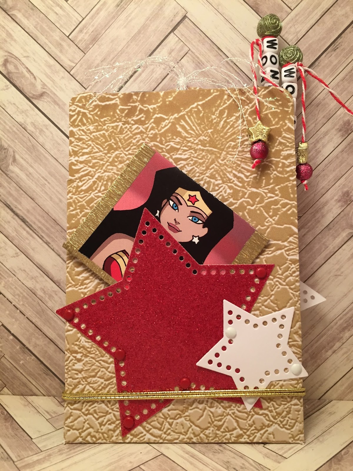 Grandma Bonnie's Place: Wonder Woman Mini Loaded Envelope