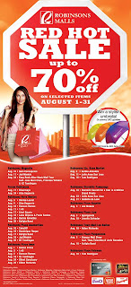 Manila Shopper: Robinsons Red Hot SALE: Aug 2013