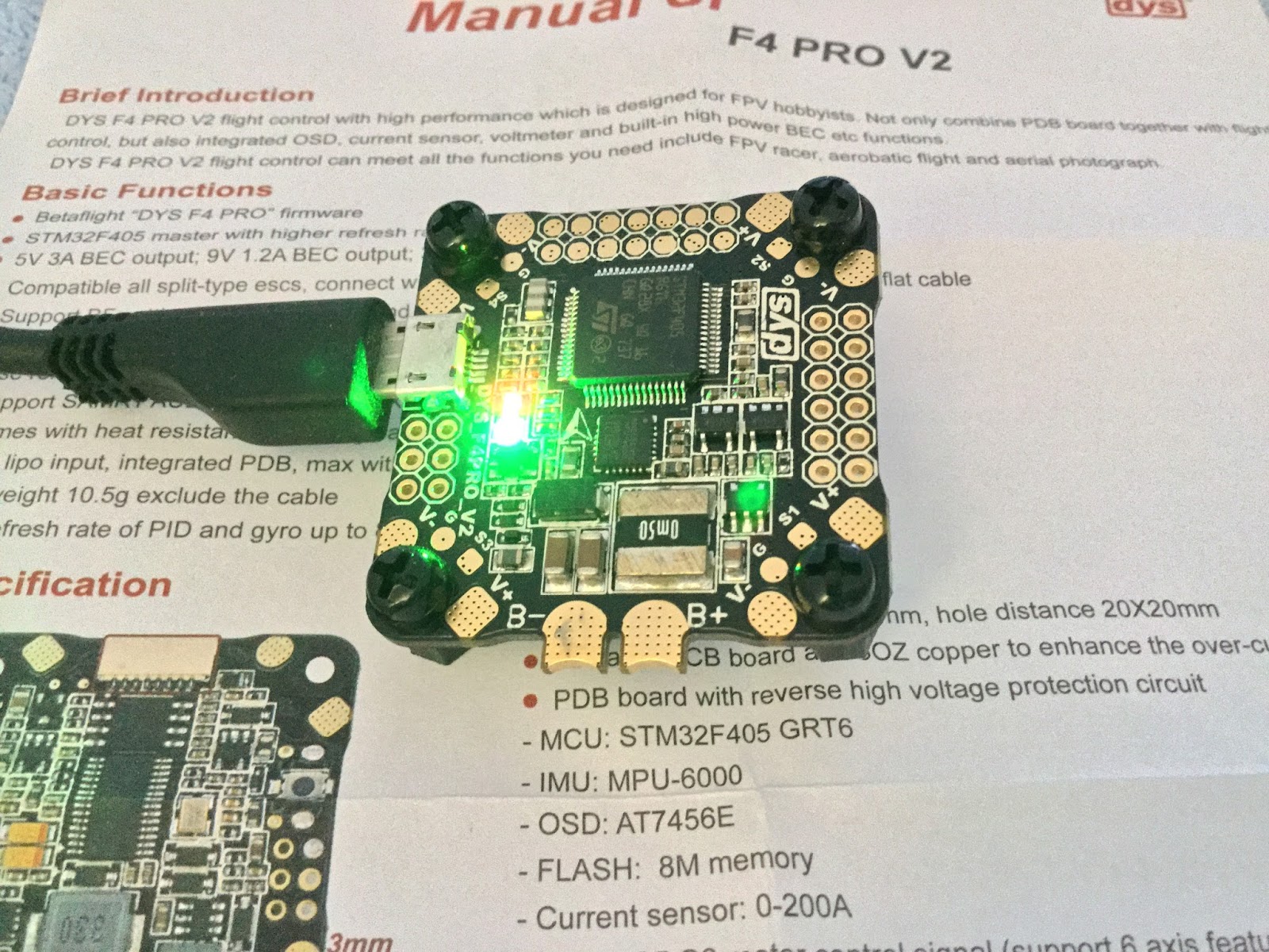 Docent - RC: Kontroler lotu DYS F4 Pro V2