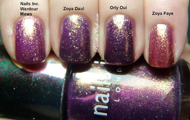 Comparison Request: Nails Inc. Wardour Mews, Zoya Daul and Orly Oui ...