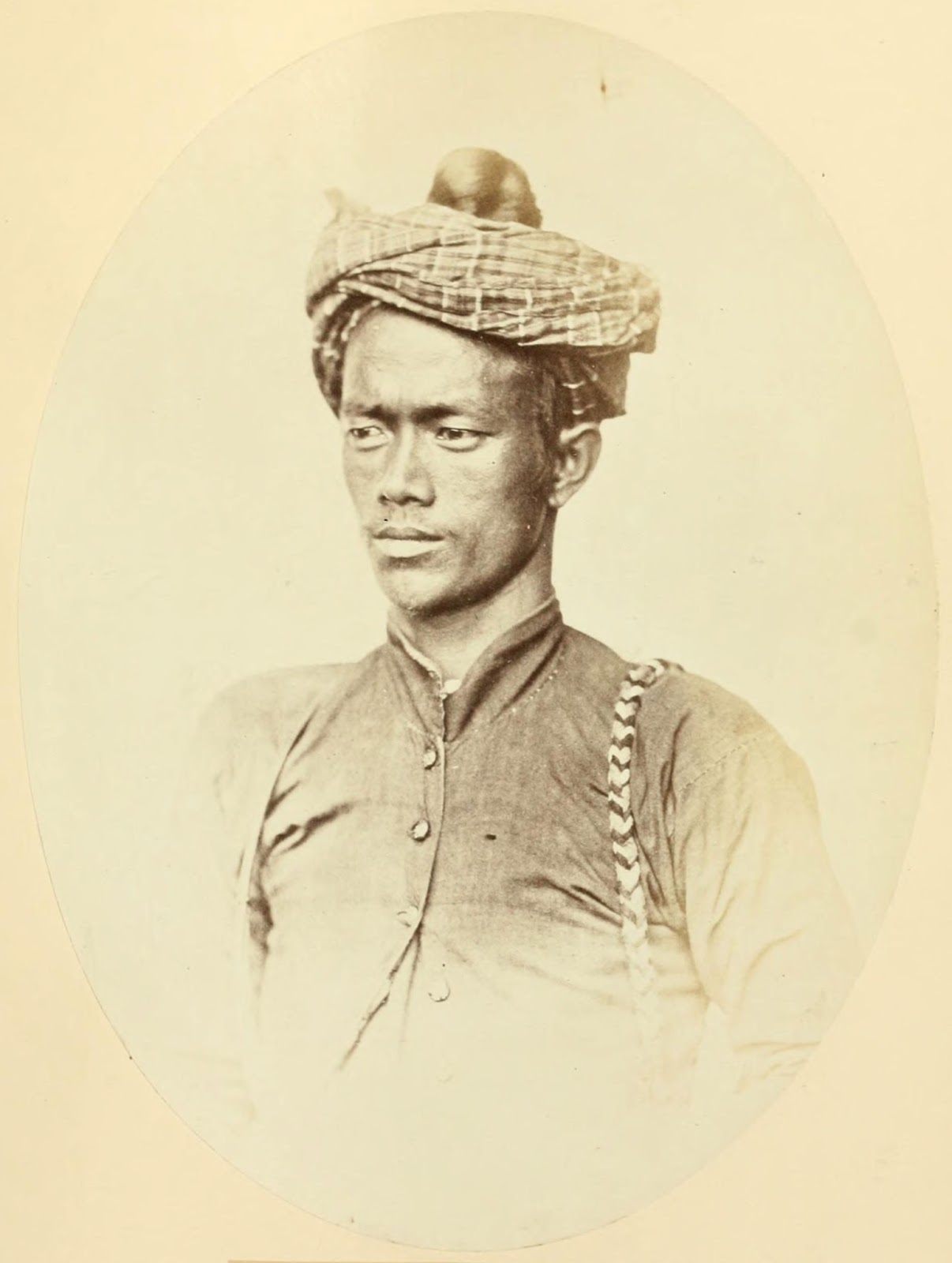 Khanti, Wild Frontier Tribe, Assam - c1860's - Old Indian Photos