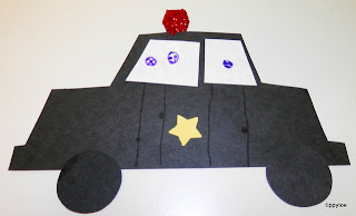 Tippytoe Crafts: Police Car Craft