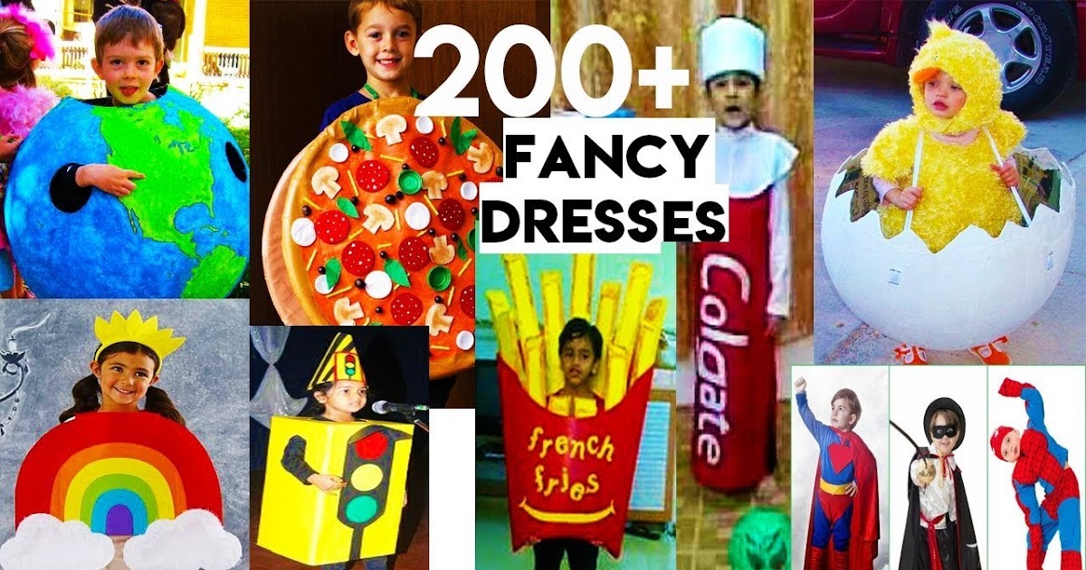 200+ Fancy Dress Competition Ideas for Kids - crazzy crafting