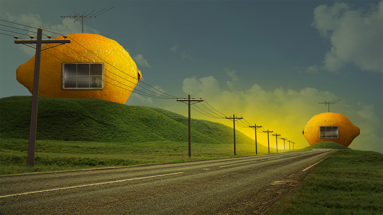 Fantasy Photoshop Tutorial | Lemon House | Scene Photo Manipulation