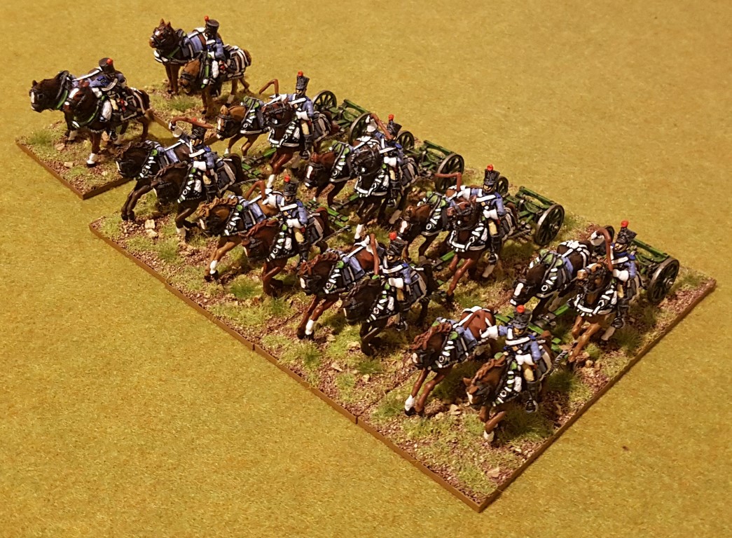 Chasseur: French Line Artillery Limbers - 28mm Perry