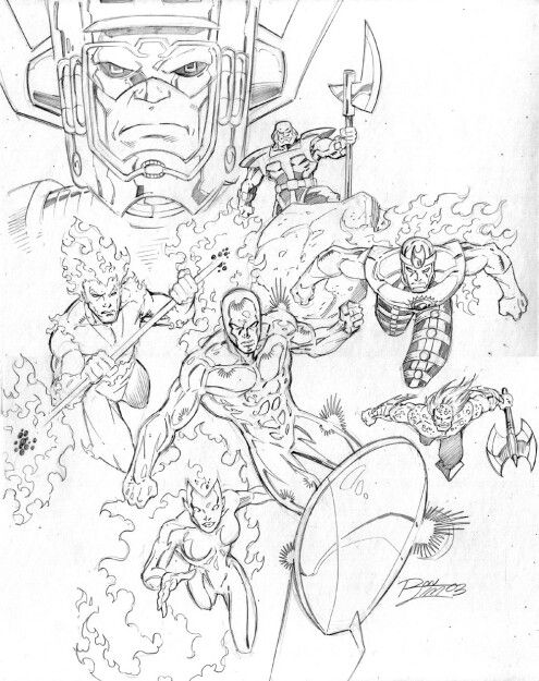 BLOOD WORK: MARVEL COSMIC: THE ART OF RON LIM