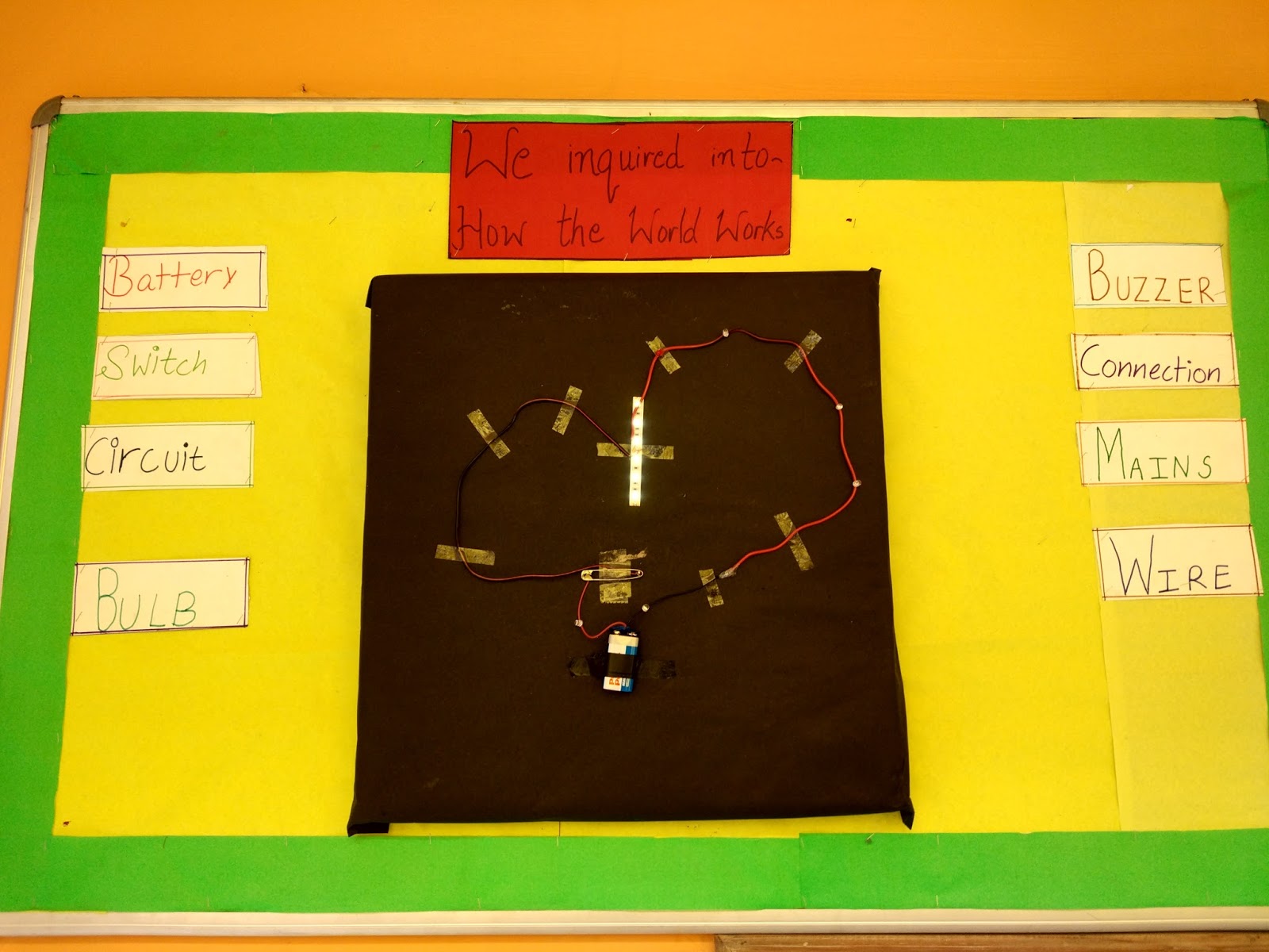 Making of circuit (THEME: How the world works)