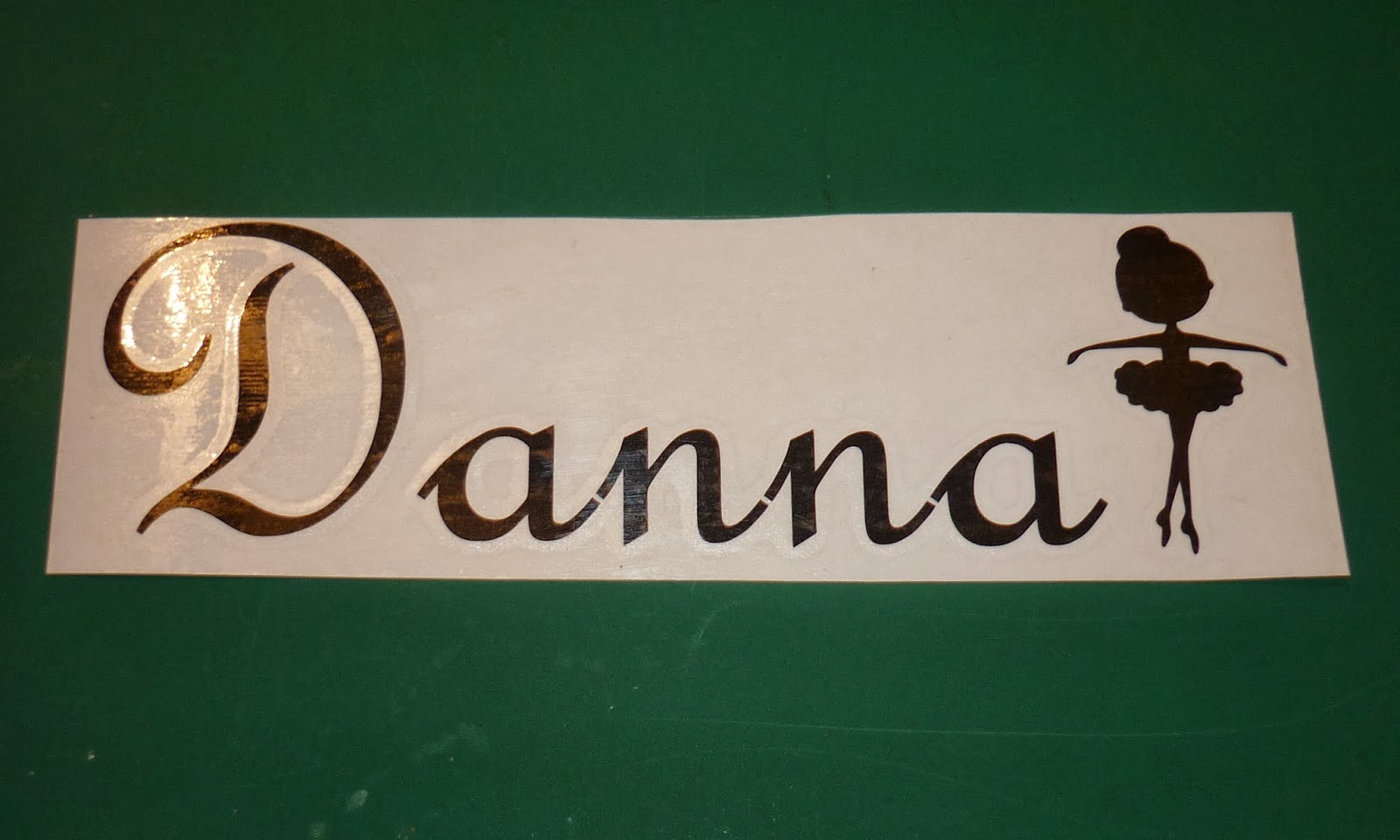 MinimandySign: Vinilo Decorativo: Nombre con Diseño (Danna)