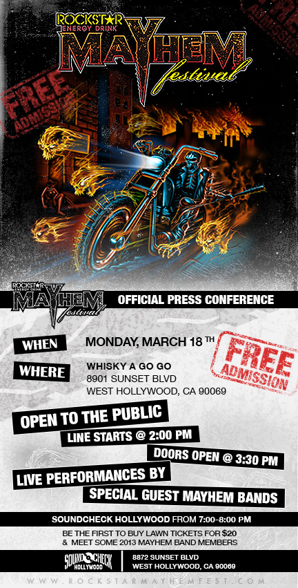 Horns Up Rocks: Fans Are Invited To The Mayhem Fest Press Conference ...