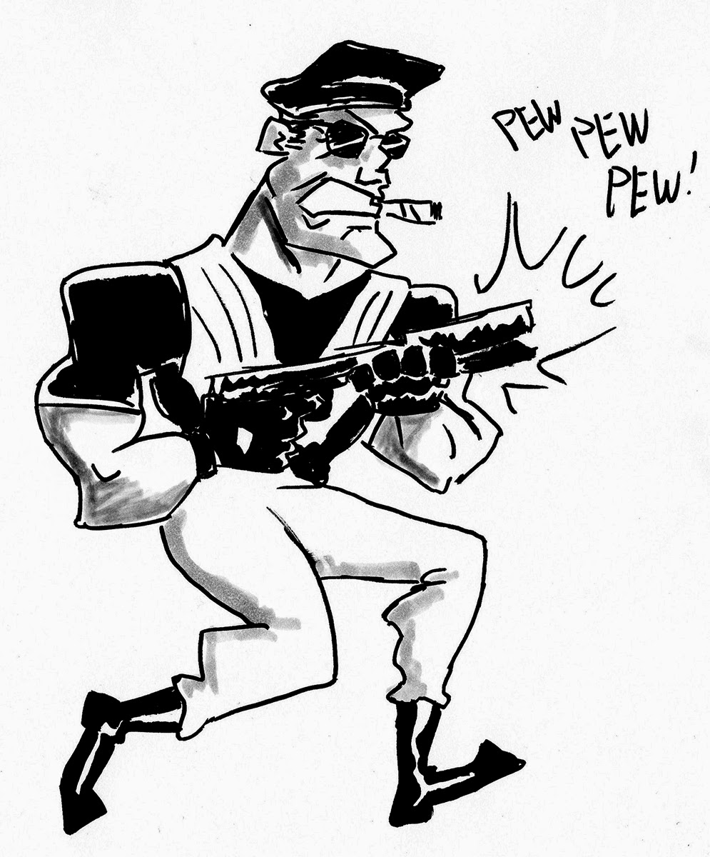 Sketched Screenings: The Expendables 3