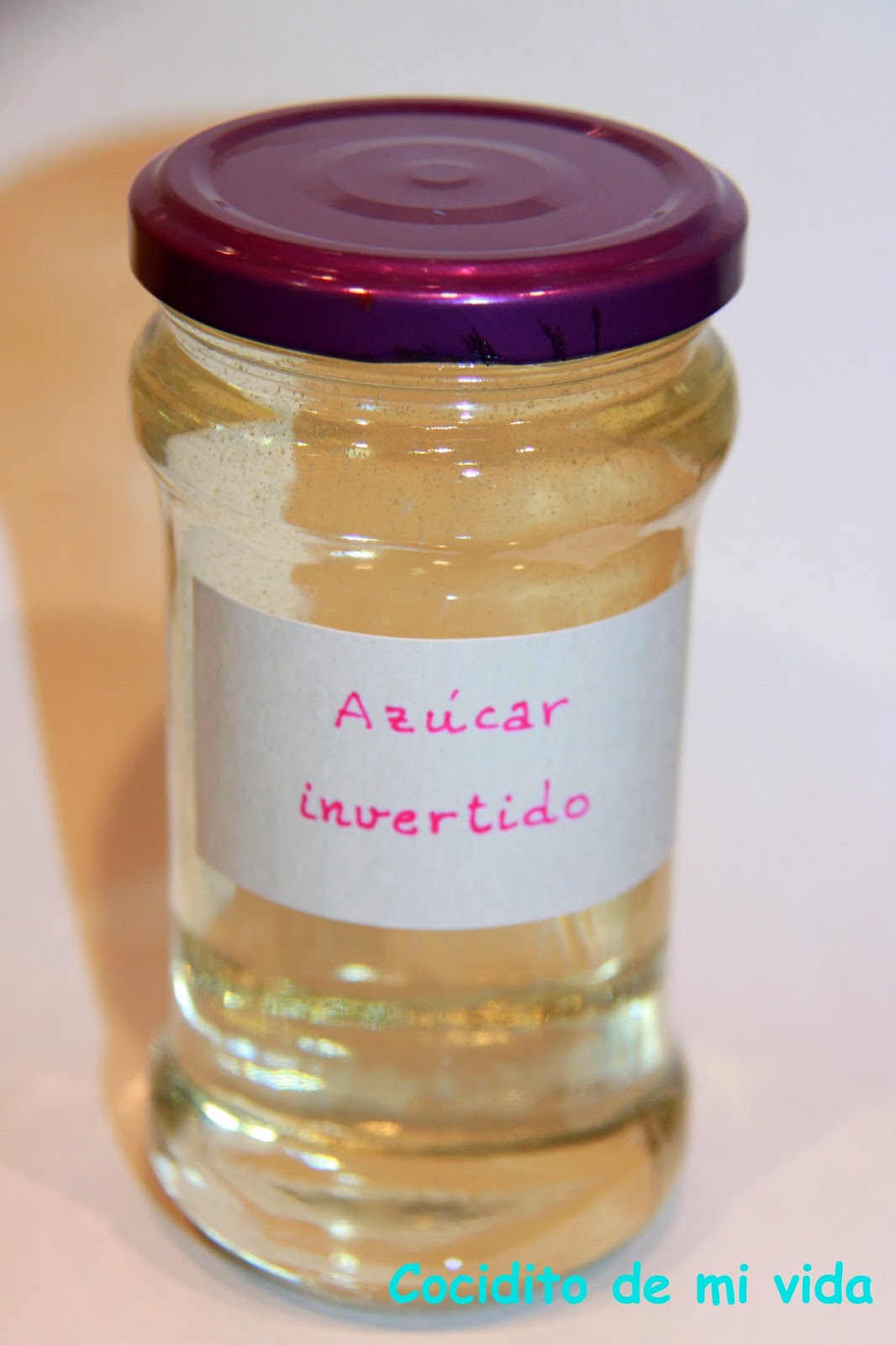 Cocidito de mi vida: Azúcar invertido (Thermomix)