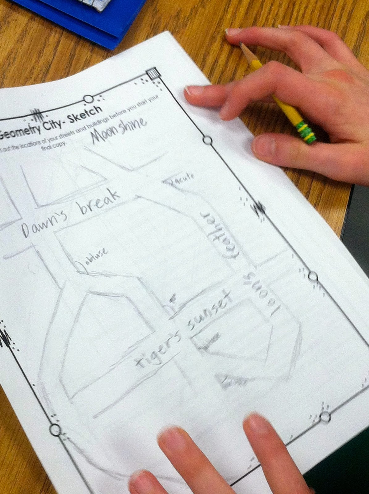 Hello Learning!: Lines and Angles Unit Project - Angle City