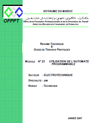 Automate programmable industriel exercice corrigé