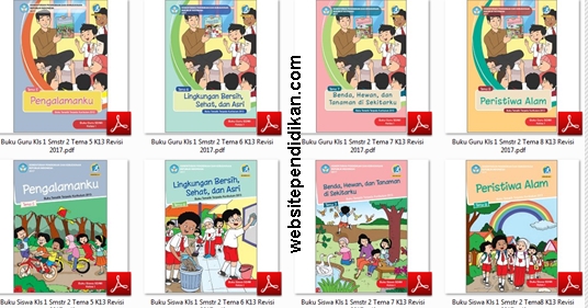 Download Buku Tematik Terpadu Kurikulum 2013 Revisi 2017 Kelas 1 Sd Mi