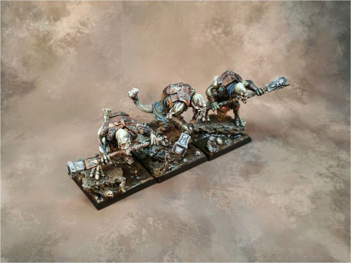 Fimir Warriors from Warhammer Forge