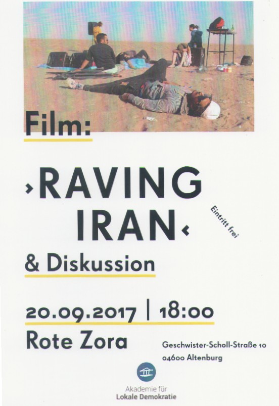 SV Roter Stern Altenburg: Filmabend in der Roten Zora