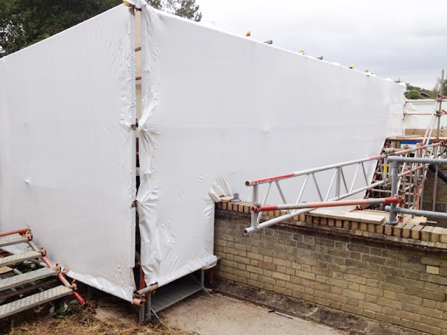 Shrink Wrapping Scaffolding