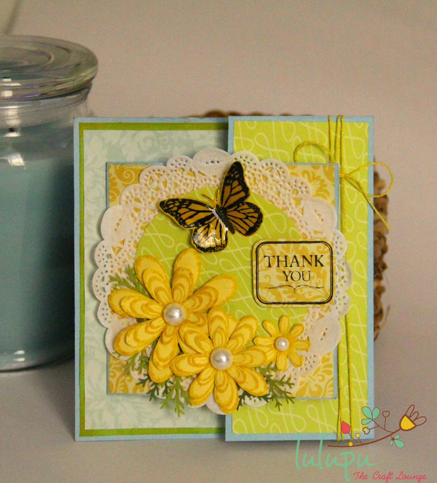 Lulupu - The Craft Lounge: Joy Fold - Thank You card