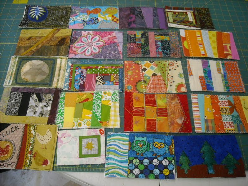karens crafty world: Quilted Postcards