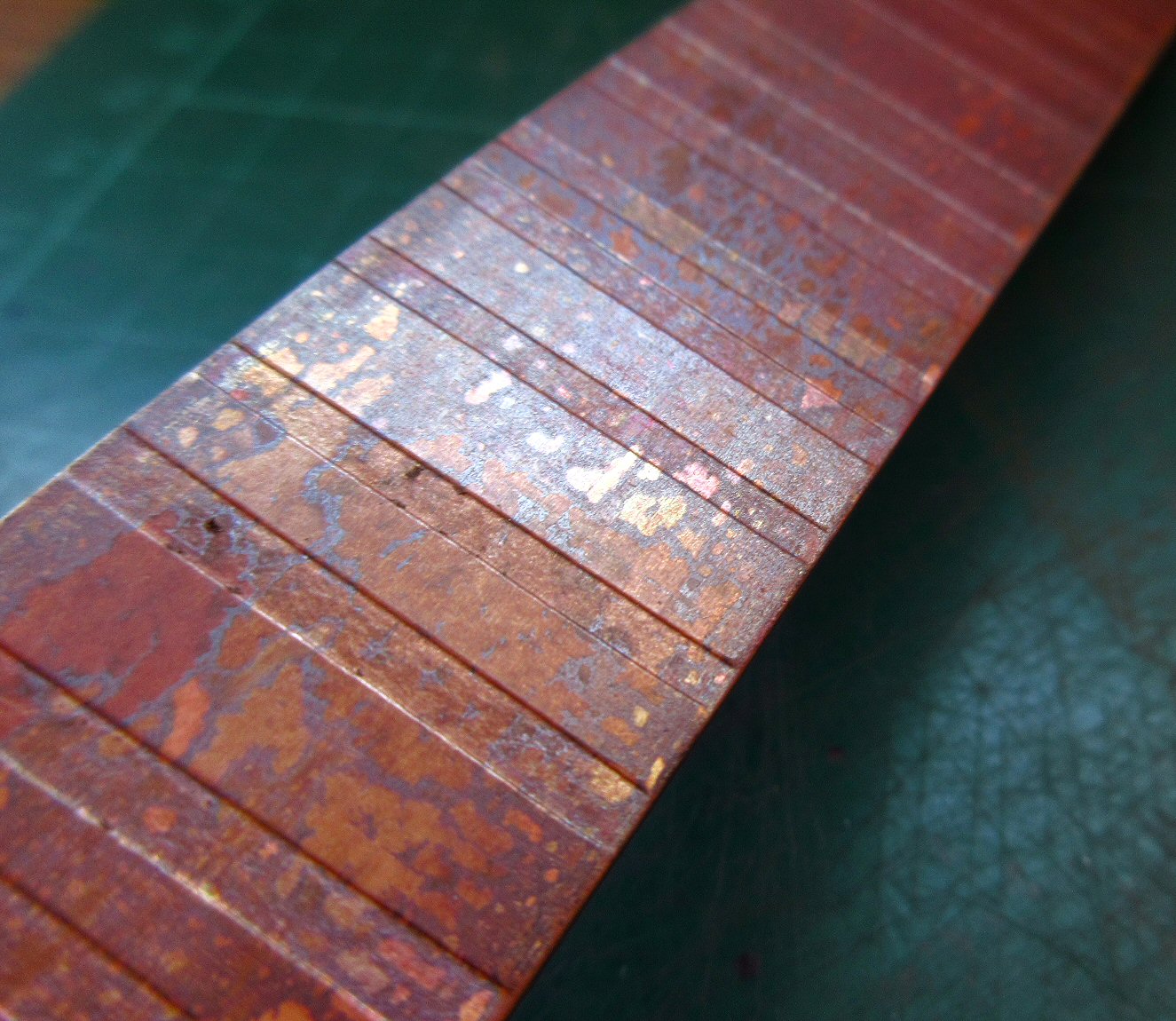 A Groovy Shape Copper Bangle And How I Made it