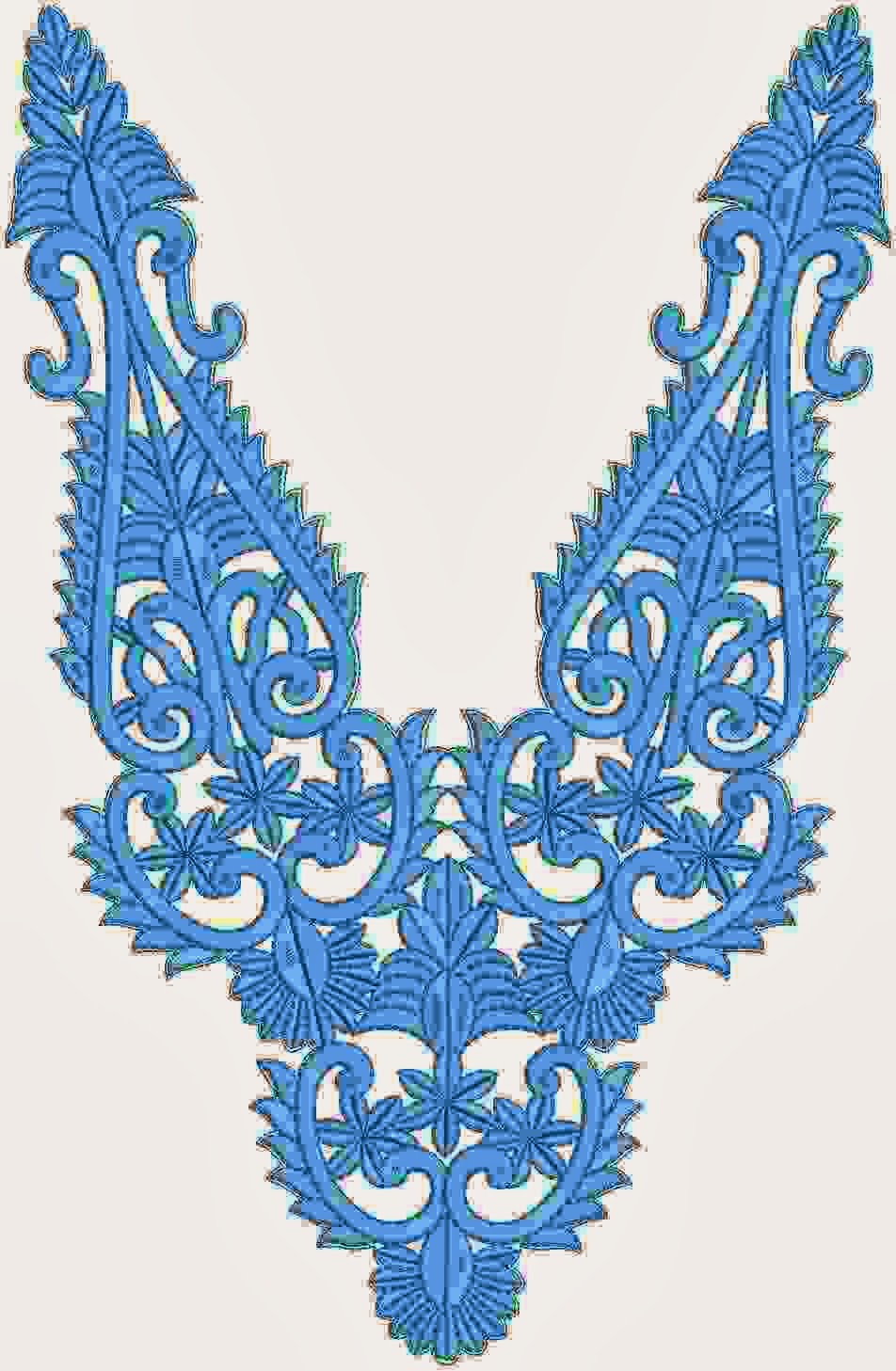 EmbDesignTube: Indian Neck Designs For Heavy Bridal Wear Dresses