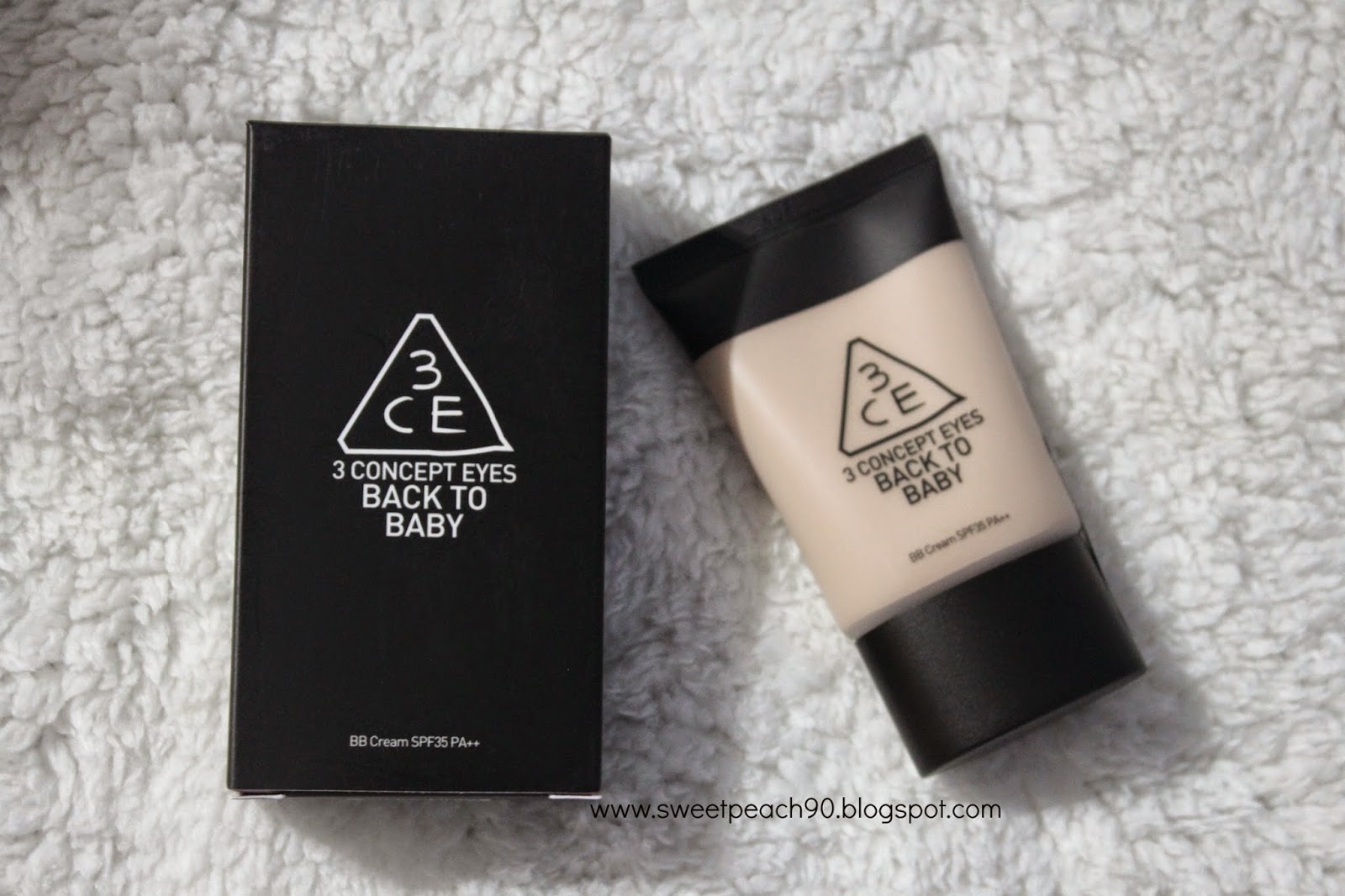 Sweet Peach: [REVIEW] 3CE - Back To Baby BB Cream SPF35 PA++