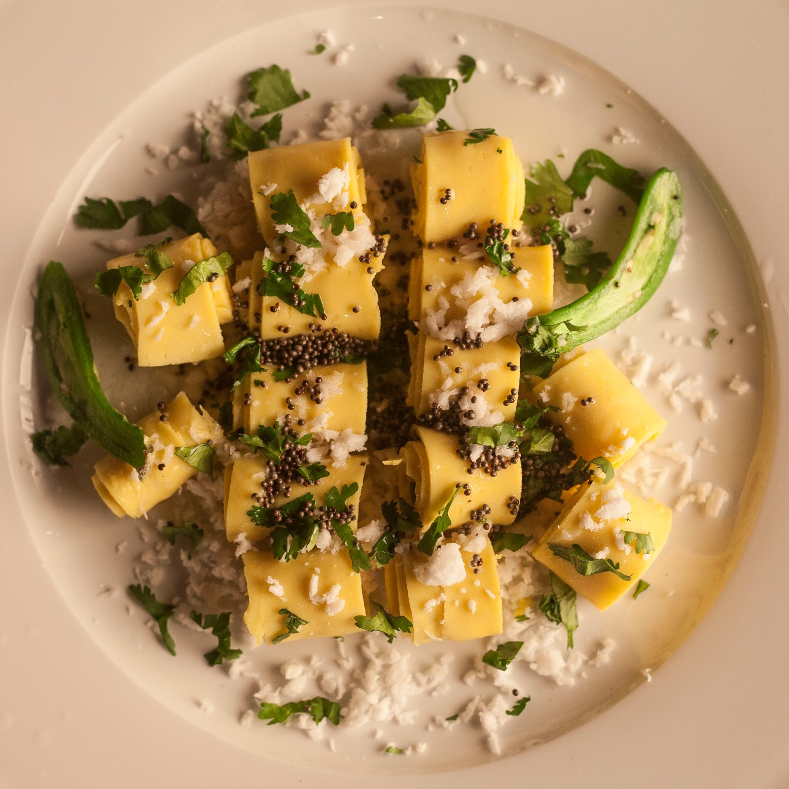 The Colors Of Indian Cooking: Khandvi, Gujarati Street Food Made Fast ...