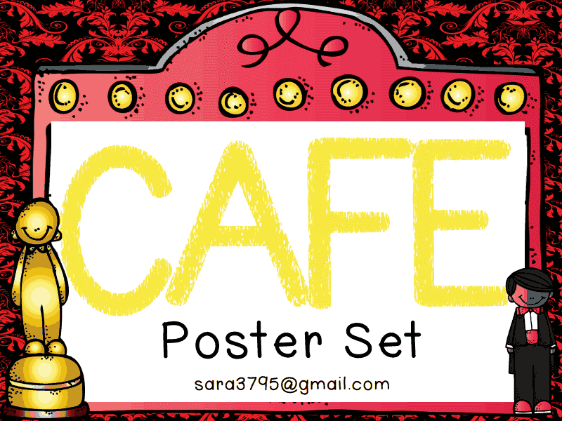 First Grade Funtastic: Getting Organized & A Freebie (CAFE posters)