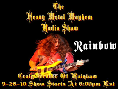 The Heavy Metal Mayhem Radio Show: Craig Gruber Of Rainbow/Eden & Joe ...