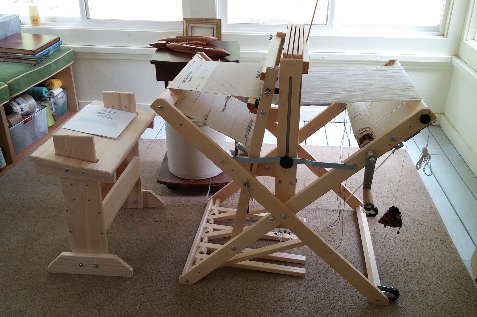 Camp Runamuck: Little Looms Need Little Benches