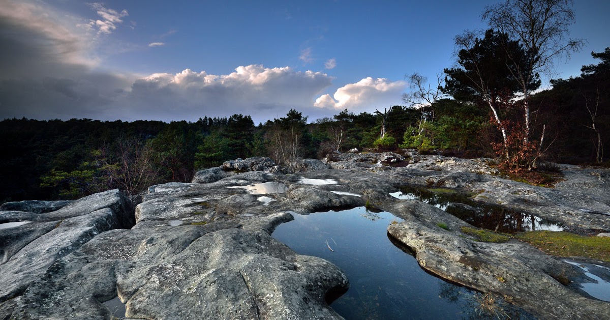 Orage sur les Gorges de Franchard.