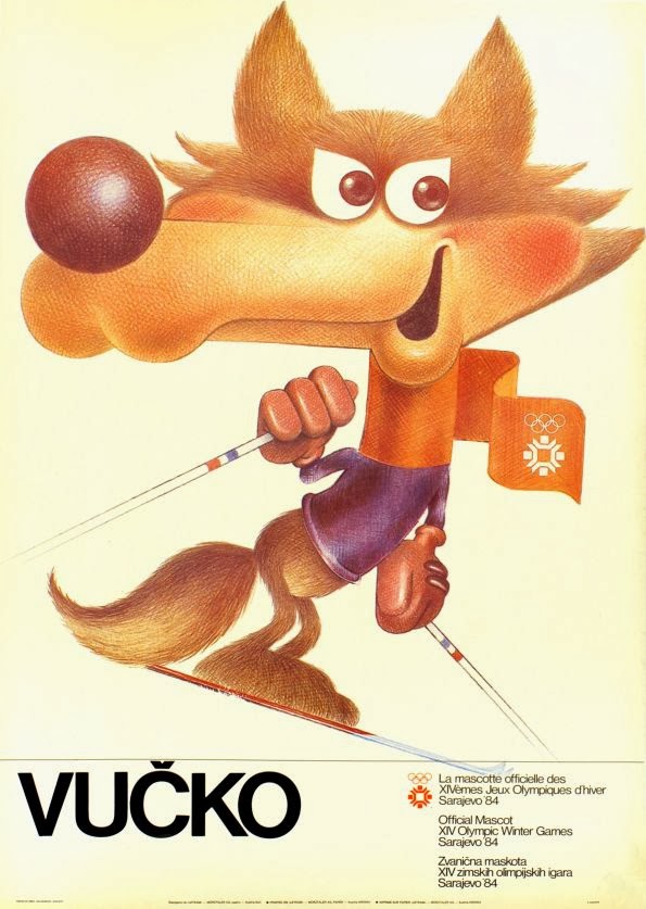 Wer erinnert sich noch an Olympia 1984, Maskottchen Vucko und ...