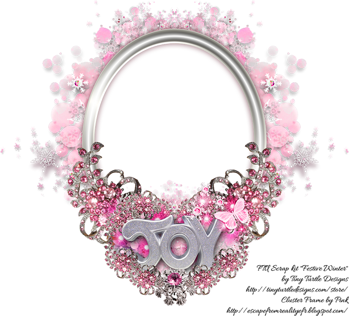 Escape From Reality Blog: FTU "Festive Winter" Clusters & Cluster Frames