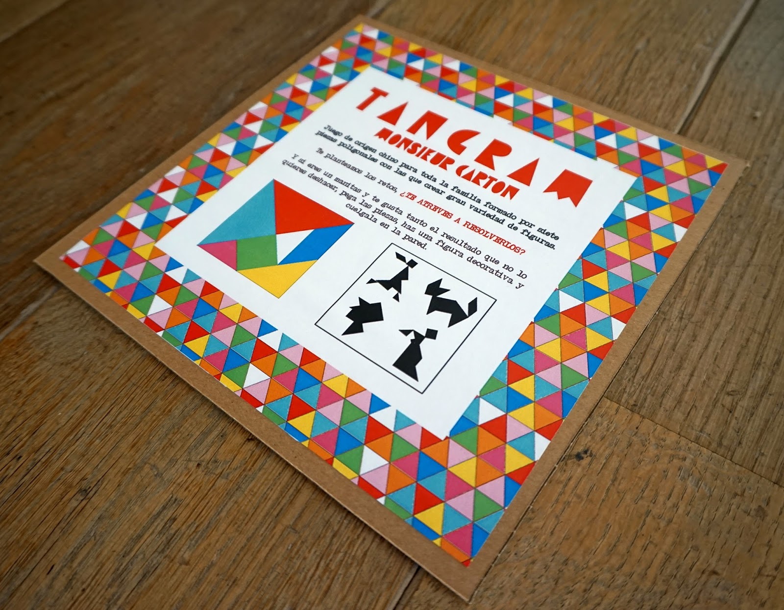 Monsieur Carton: Hoy fabricamos un Tangram (2/2)