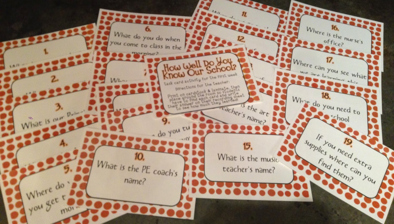 The Educated Crown : Back to School task cards FREEBIE