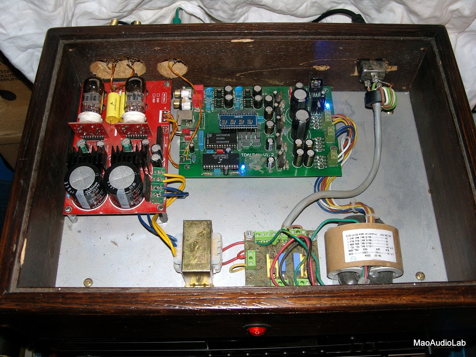 Mao Audiophile Modifications: TDA1387 x 4 DAC + 6N2P tube comes very ...