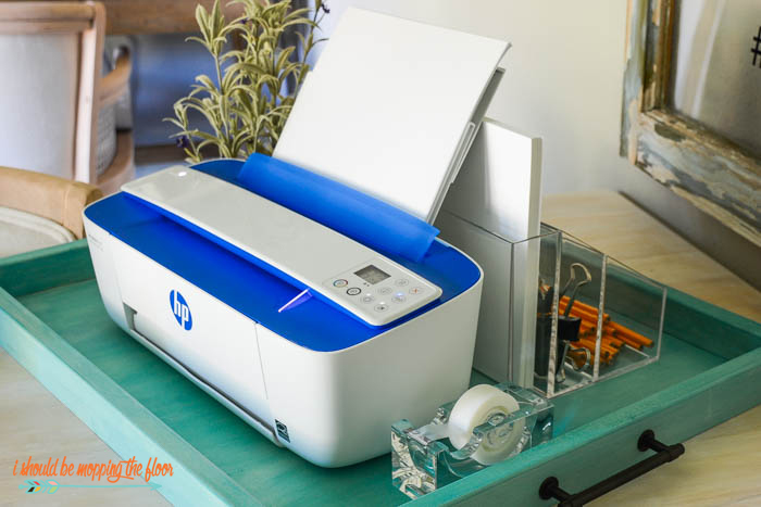 DIY Mobile Printer Station | i should be mopping the floor