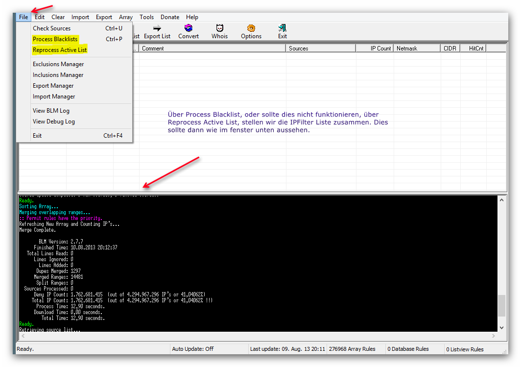 Tecs 4 U: IPfilter.dat