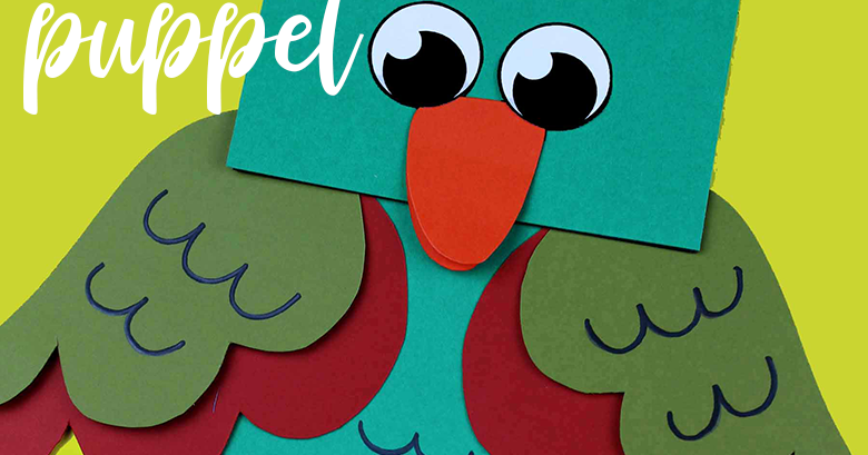 Paper bag Animal Puppets - A fun owl craft for kids - Messy Little Monster