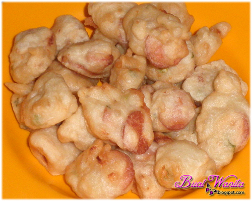 Resepi Mudah Jemput-Jemput / Cucur Sosej - Buat Wanita