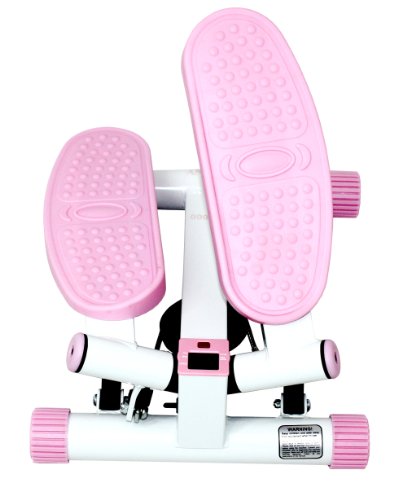 Sunny Health and Fitness Adjustable Twist Stepper, Pink Reviews - Best ...