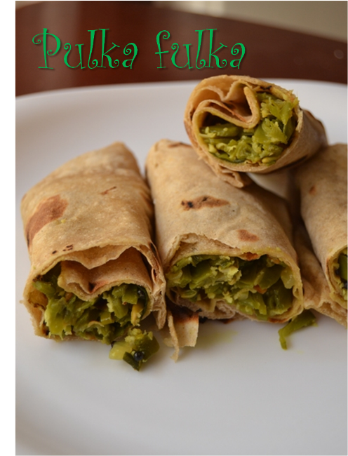 Vaniensamayalarai: Pulka Fulka (Indian soft bread) with broad beans