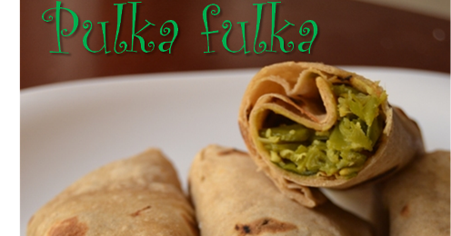 Vaniensamayalarai: Pulka Fulka (Indian soft bread) with broad beans