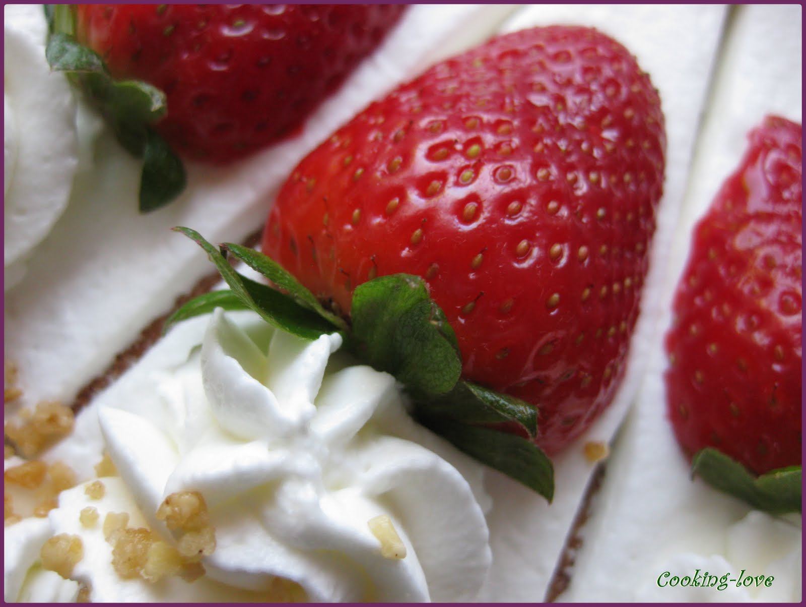 Cocinandoconamor: tarta de fresas (clásica)