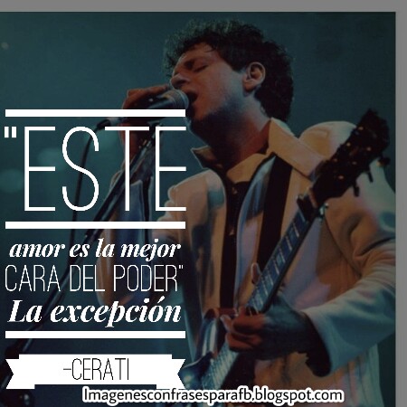 Imagenes Bonitas y Pensamientos Positivos: 10 frases de Gustavo Cerati