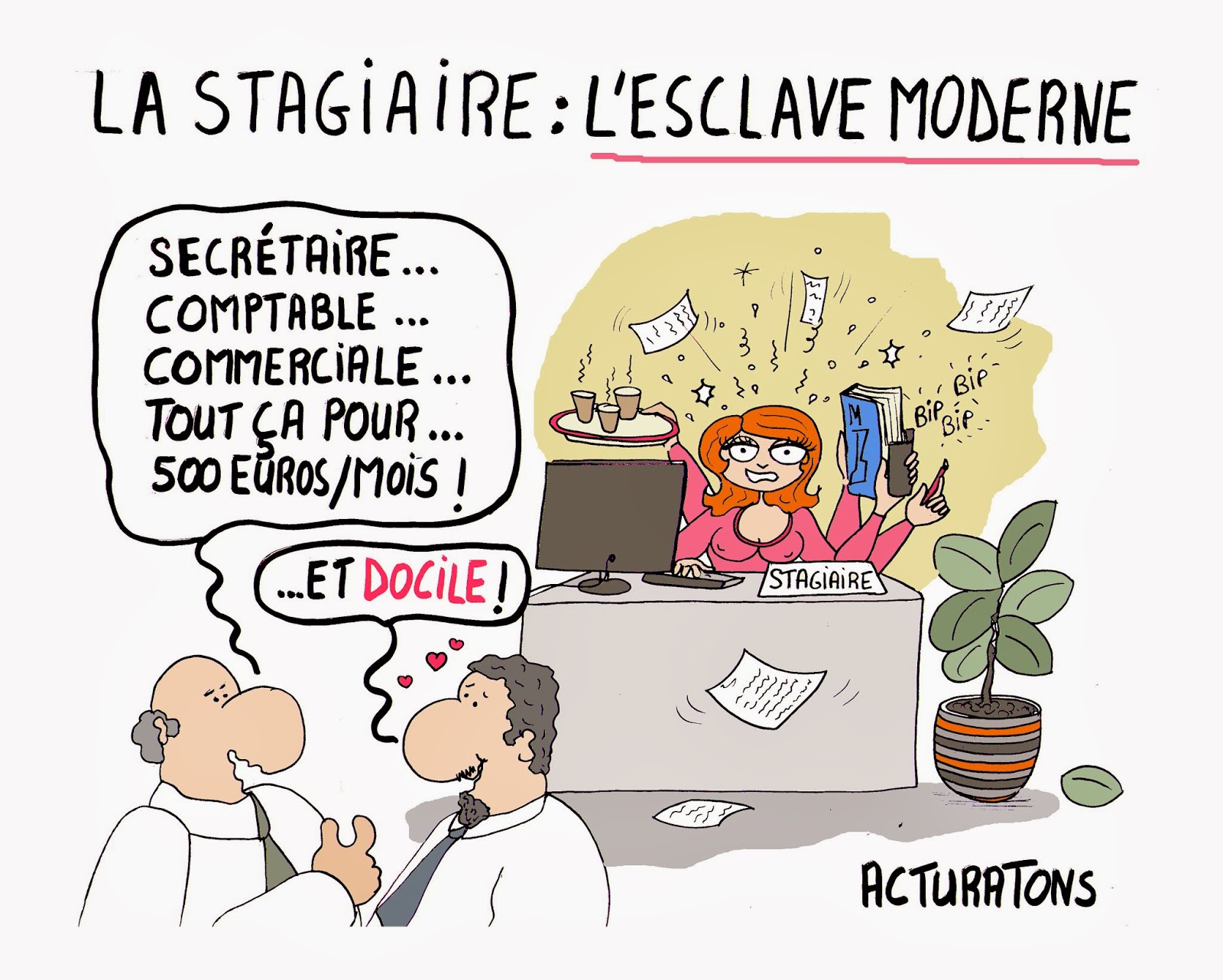 ActuRatons: La stagiaire : l'esclave moderne