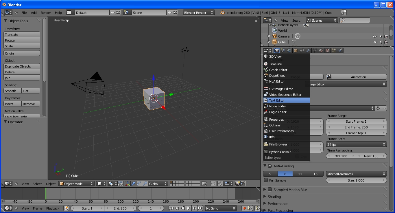 Ozlog: Blender:Pythonスクリプト