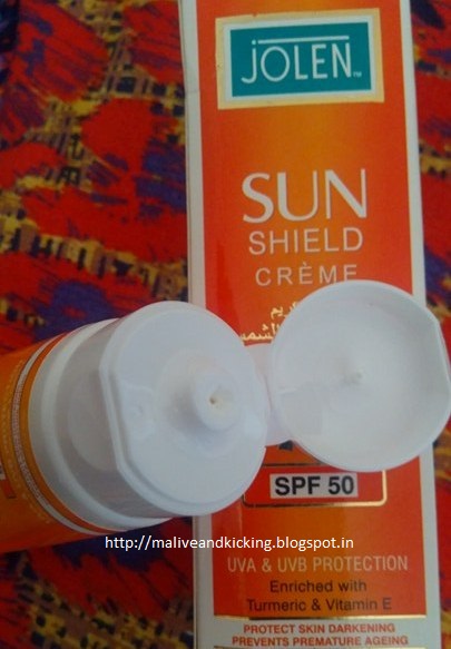 Alive n Kicking: Jolen Sun Shield Crème SPF-50 Review