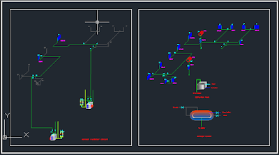 Heating Project AutoCAD Drawings - Boiler Heating dwg Drawings
