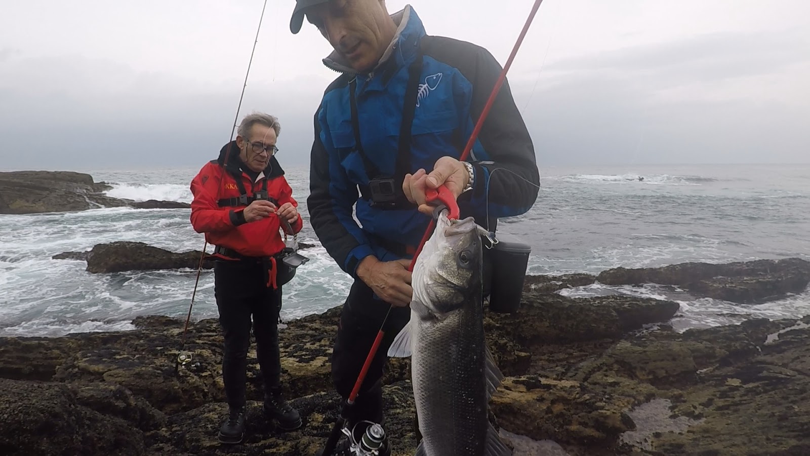 solorobalizas: La pesca de la lubina desde el pedrero "Costa da Morte"